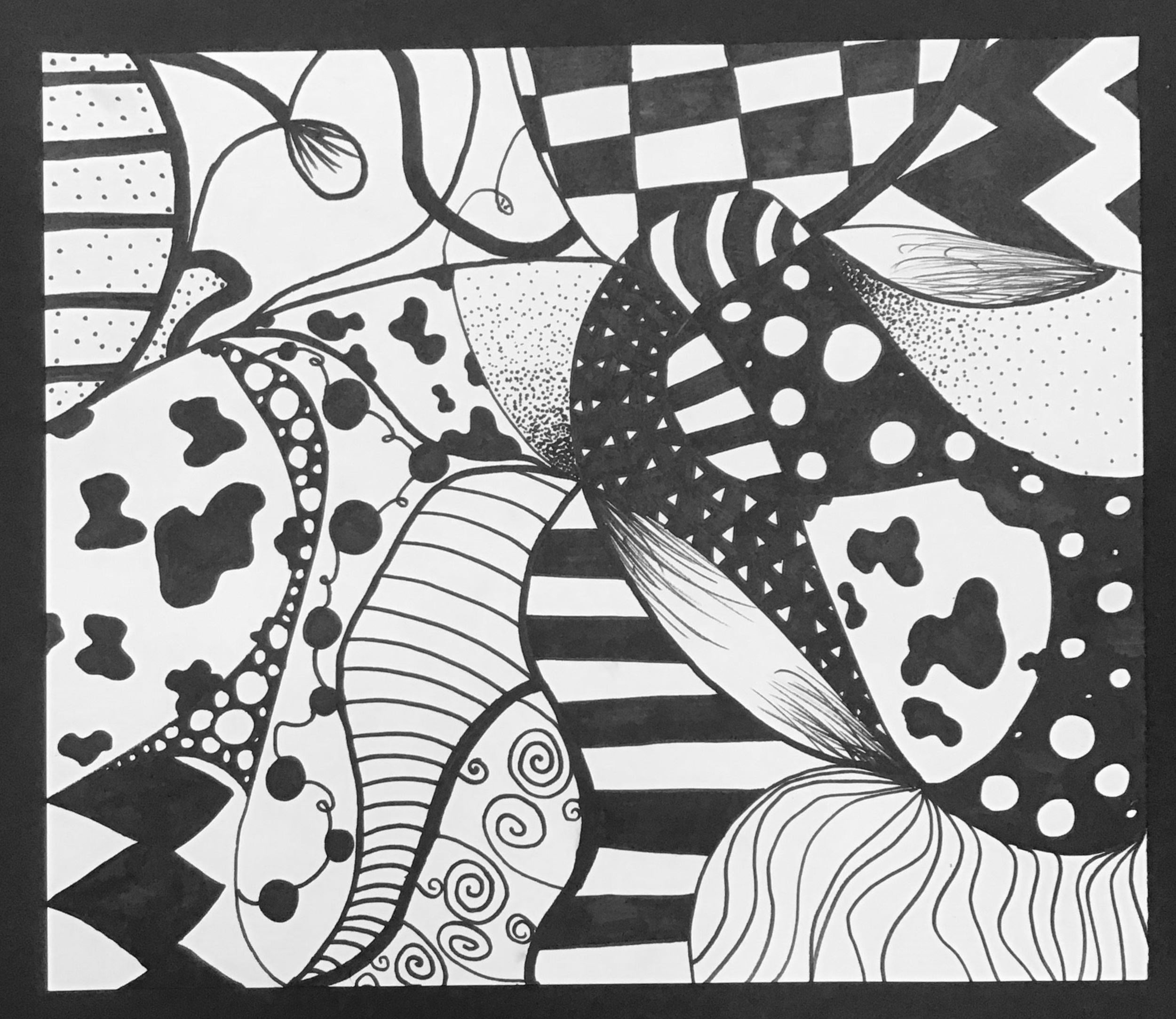 Asymmetrical Design Sketch